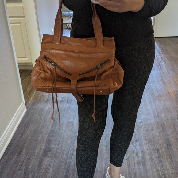 Botkier | Bags | Botkier Trigger Tan Camel Leather Satchel Purse | Poshmark